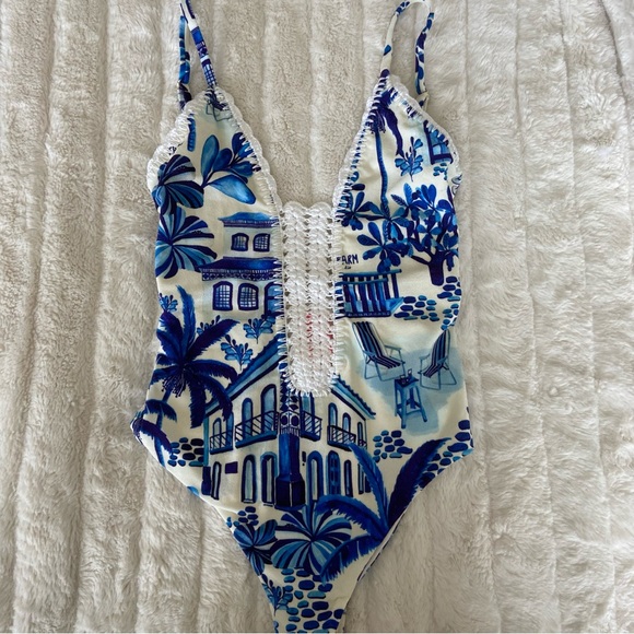 FARM Rio | Swim | Nwot Farm Rio X Anthropologie Sweet Rio Onepiece ...